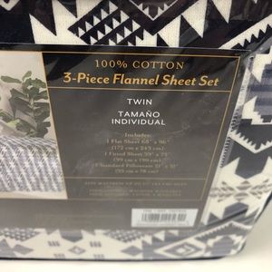Pendleton | Bedding | Pendleton 0 Cotton Flannel 3 Pc Twin Sheet Set ...